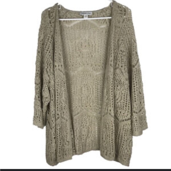 Coldwater Creek | Sweaters | Coldwater Creek Womens Openknit Cardigan ...